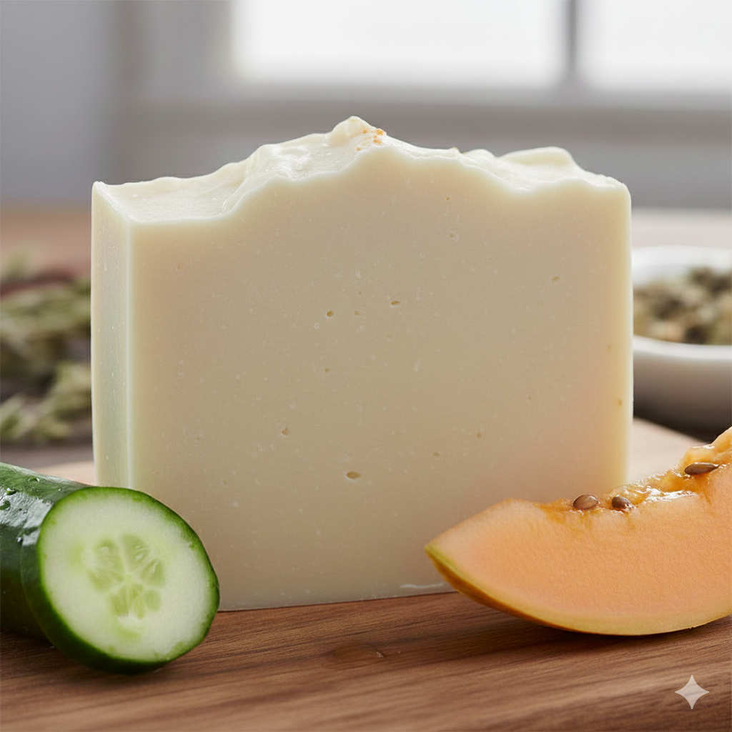Cucumber Melon Goat Milk Soap – Cats' View Farm